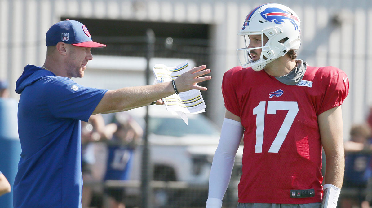 Bills OC Joe Brady officially interviews for head coach position after ...