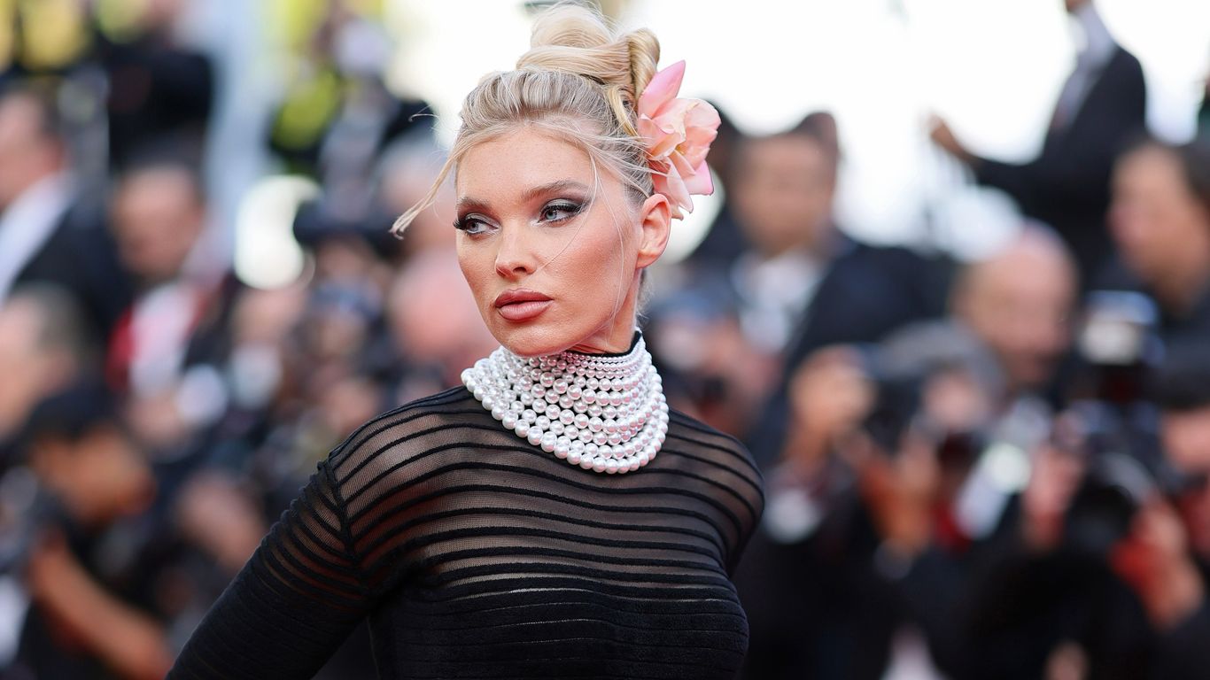 À Cannes, Elsa Hosk fait sensation dans une robe Mugler portée par ...