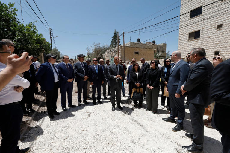 Israel condemned for soldiers firing weapons near diplomats on West ...