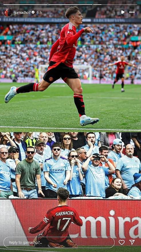 Alejandro Garnacho and his brother aim digs at manager Ruben Amorim