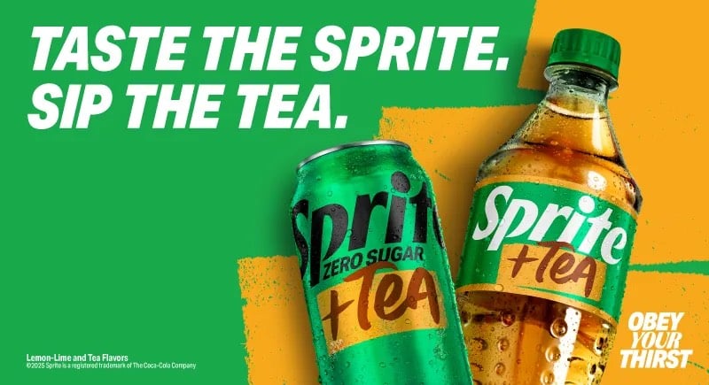 Sprite Unveils Tea-Infused Soda for Summer