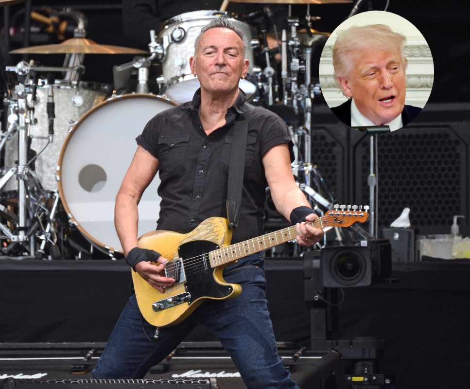Donald Trump Mocks Bruce Springsteen's Onstage Concert Fall in New Video