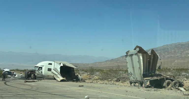 Driver killed after truck hits historic building in Death Valley ...