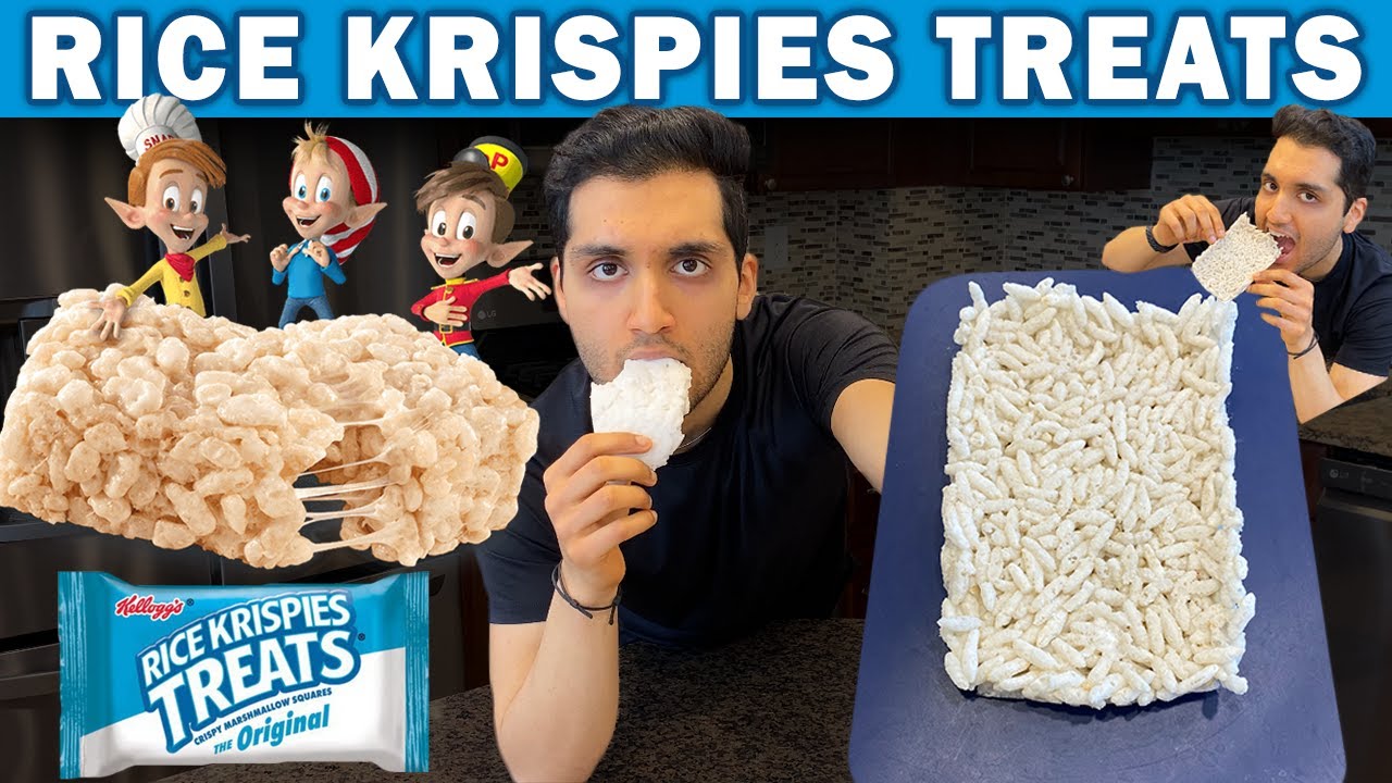 50-Calorie Jumbo Rice Crispy Treats | No Sugar