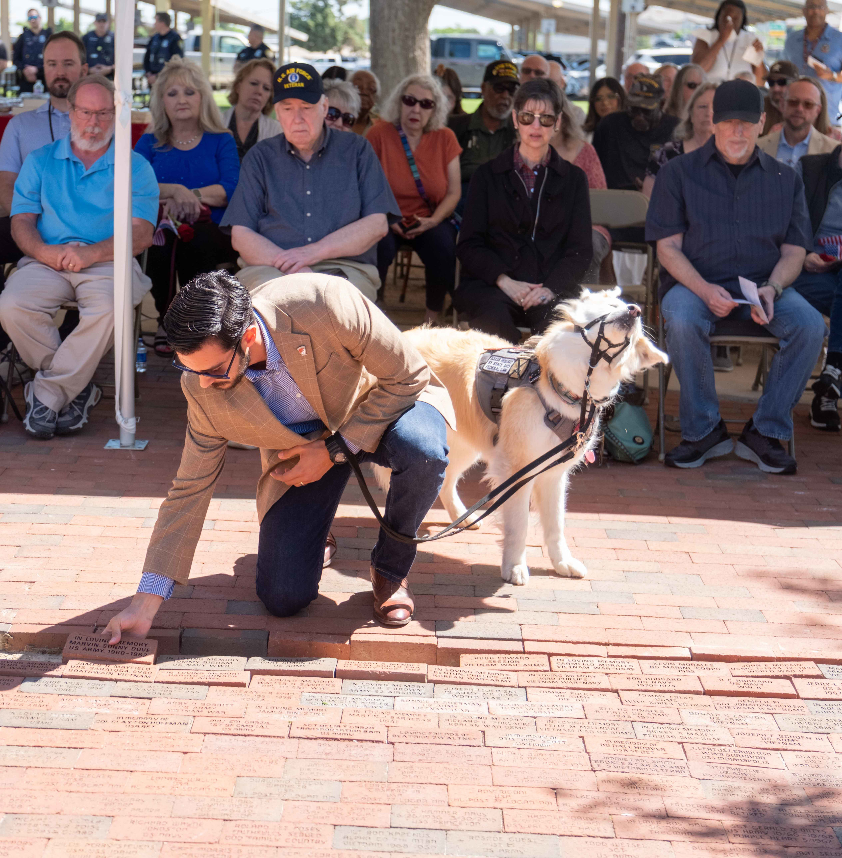 Amarillo VA honors 44 fallen veterans with memorial bricks