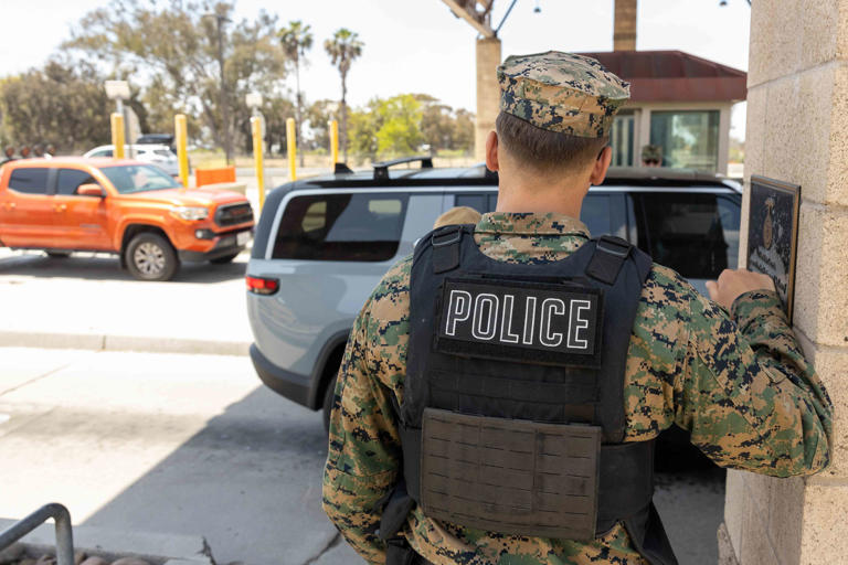 ICE agents to assist base security at three Marine Corps installations