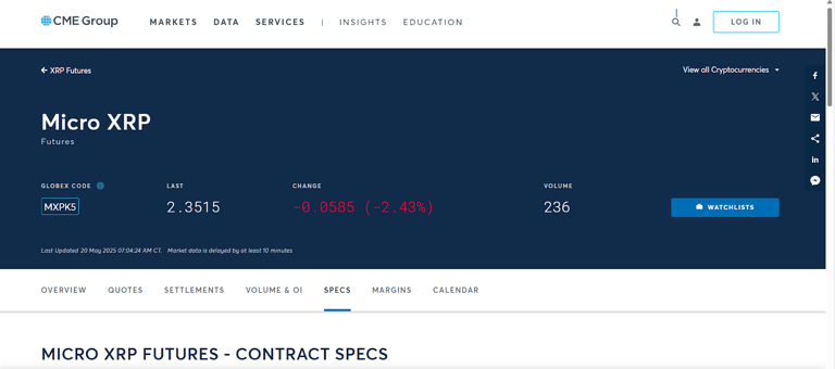 CME Group Launches XRP Futures – Analyst Says Next Stop Is $10 For XRP Price And $2 For Another ...