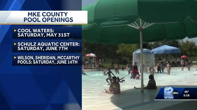 Milwaukee County Parks announces dates for pool openings