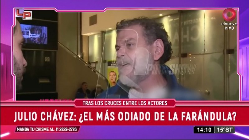 Alfredo Casero contra Julio Chávez, una guerra inesperada