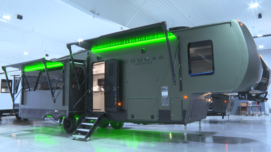 Keystone RV’s Hero Edition aids Wounded Warriors donations