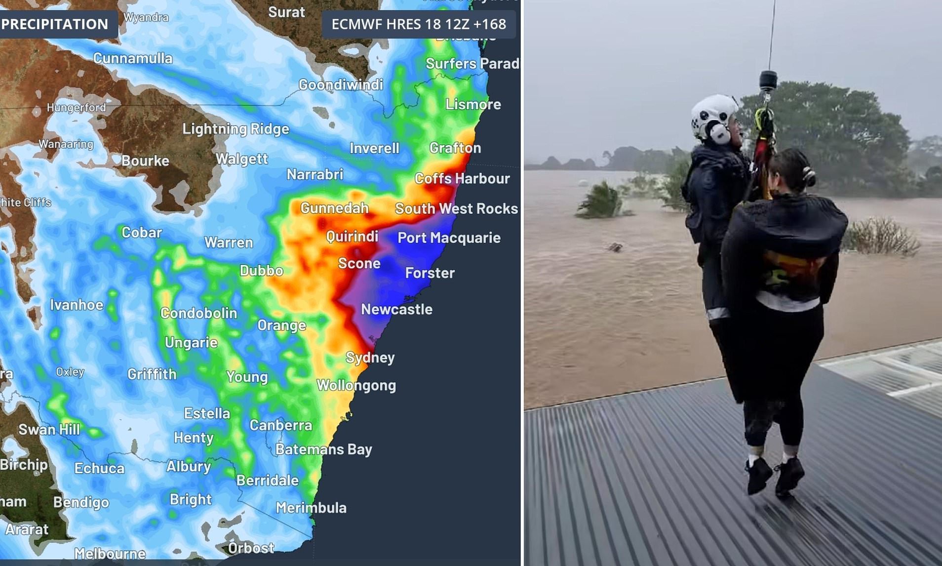 Rain bomb turns deadly as body is located in floodwaters - with urgent ...