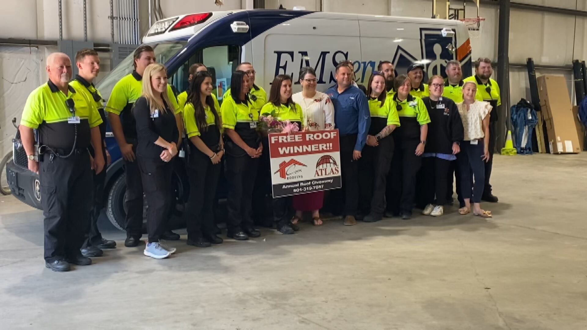 Cox Roofing gives free roof to EMServ employee