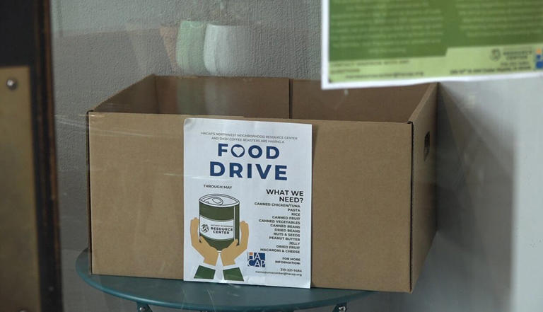 Local coffee shop helps HACAP fill shelves to fight food insecurity