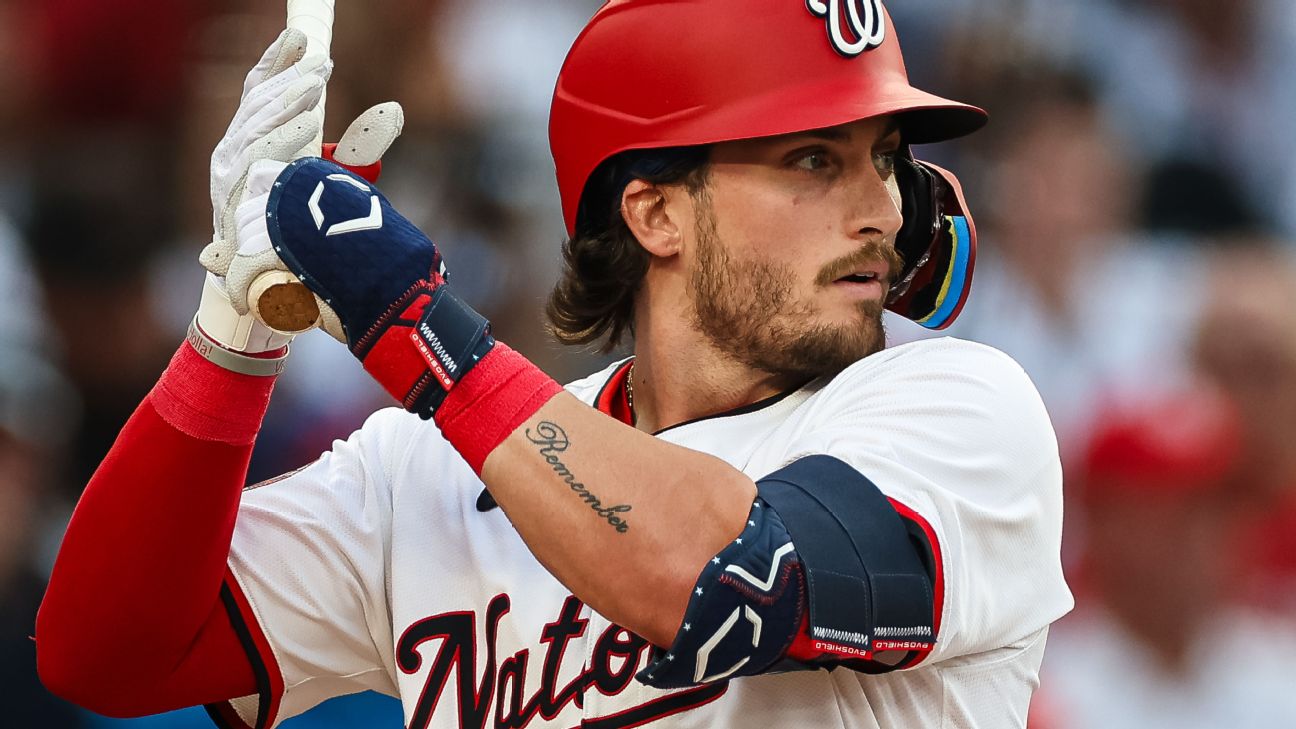 Nationals put Dylan Crews on injured list with oblique strain