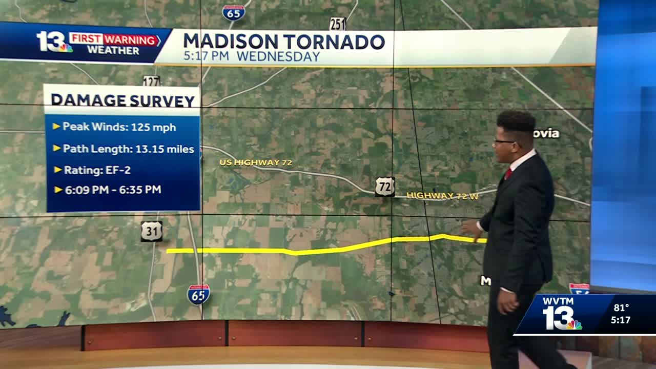 Confirmed Tornadoes Rip Through Alabama Over 2 Dozen Warnings Issued