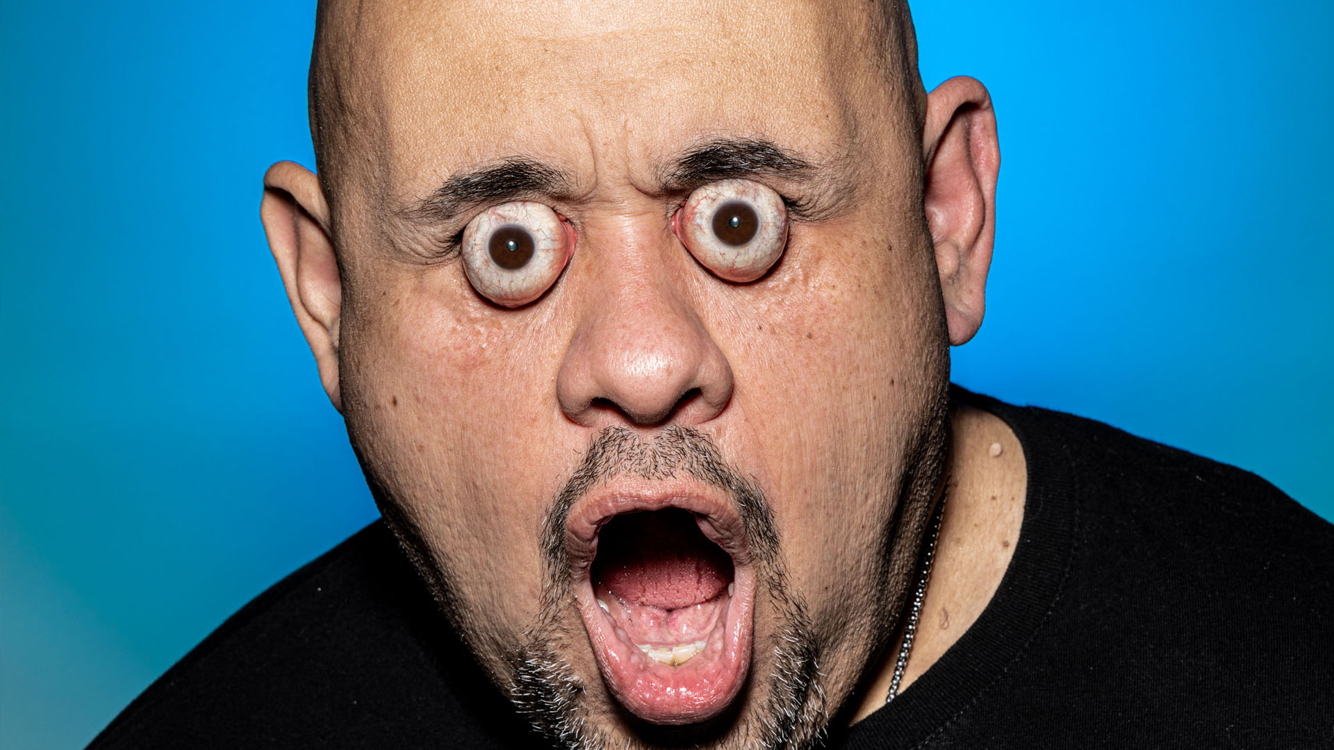 World record for farthest eyeball pop achieved by Williams Martin ...