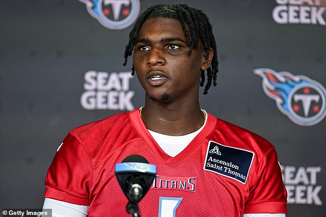 NFL's No. 1 draft pick Cam Ward gets paid by the Tennessee Titans with ...