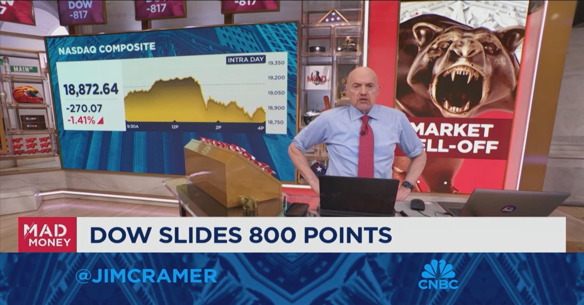 Stocks are going down because interest rates keep going higher, says ...