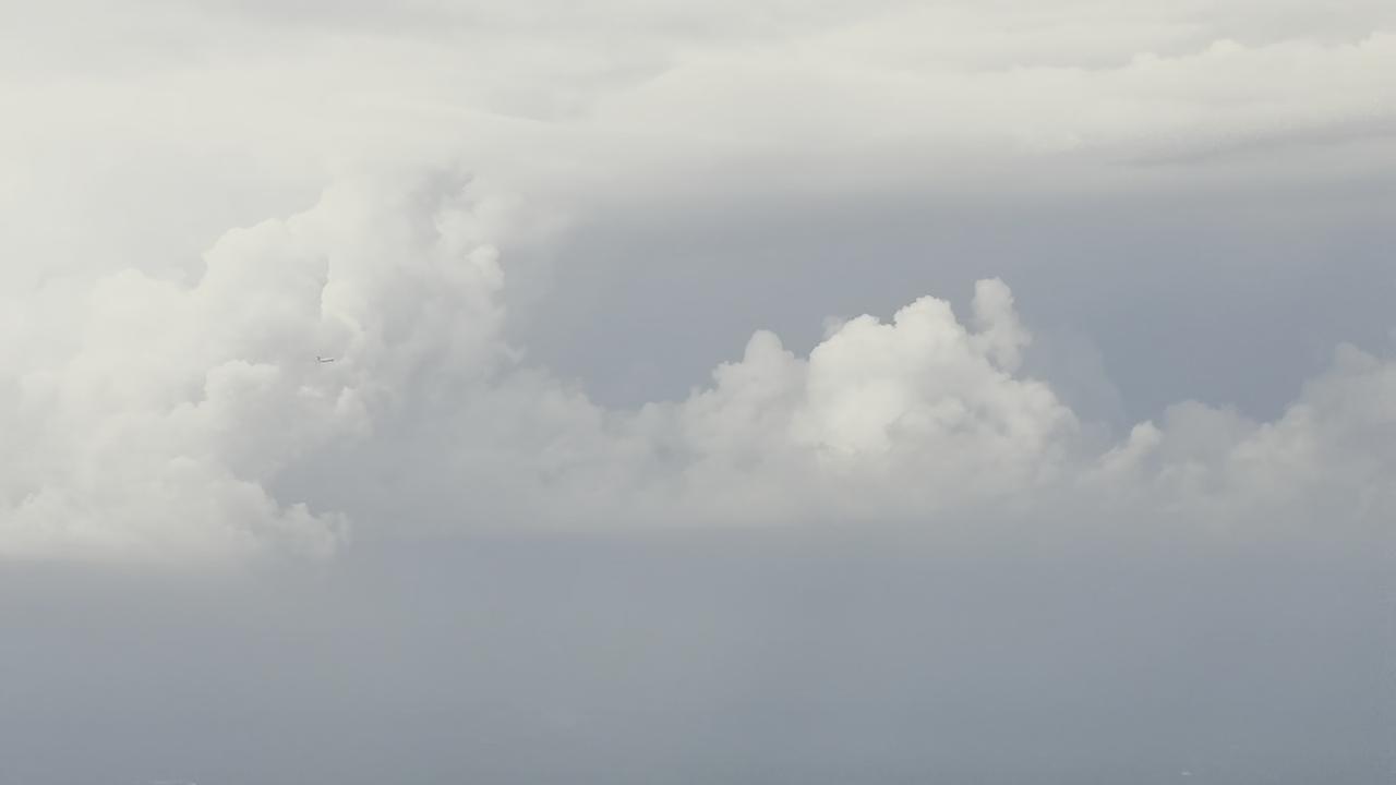 Lightning From Plane Window