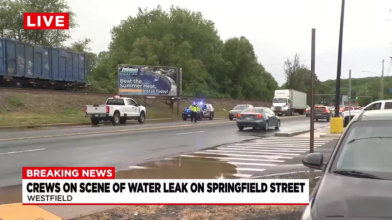 Significant pipe issue causes flooding on Springfield Road