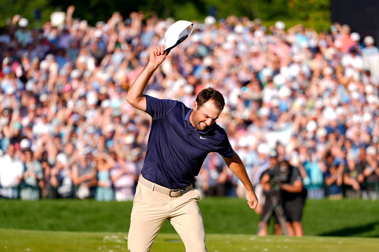 Scottie Scheffler explains his PGA Championship football spike: 'I didn ...