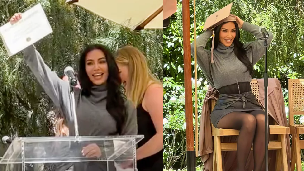 Kim Kardashian graduates from Law after 6 years, shares video of ...