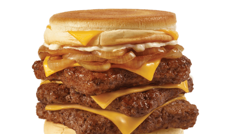 Look at Wendy's new Grilled Cheese Cheeseburger. It's only in Canada ...
