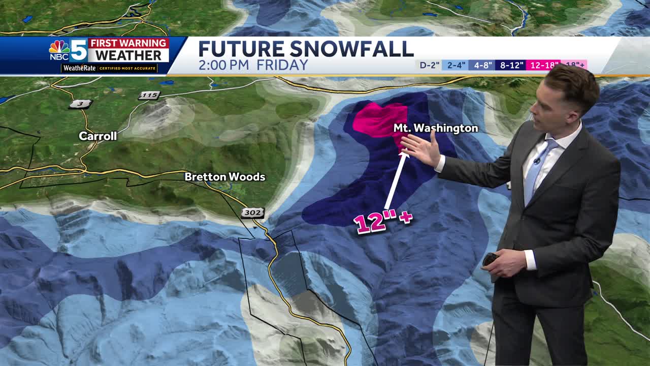 Rain picks up from nor'easter, summit snow (5-21-25)
