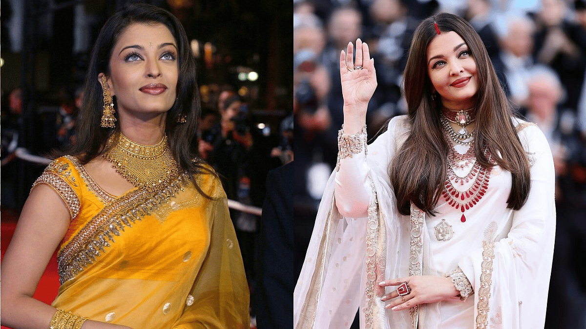 Aishwarya Rai's Cannes 2025 Look Reminds Fans Of Her Iconic Gold Saree ...