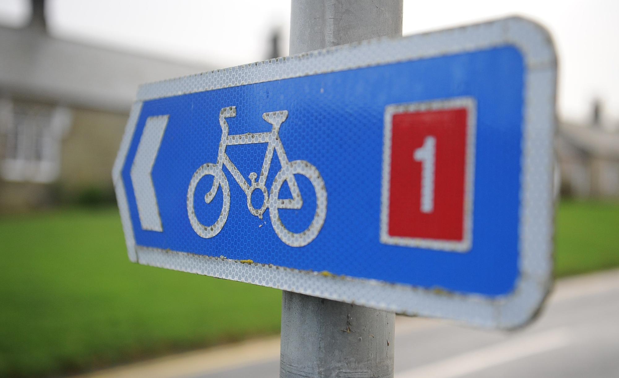 Cycle route upgrade takes the biscuit