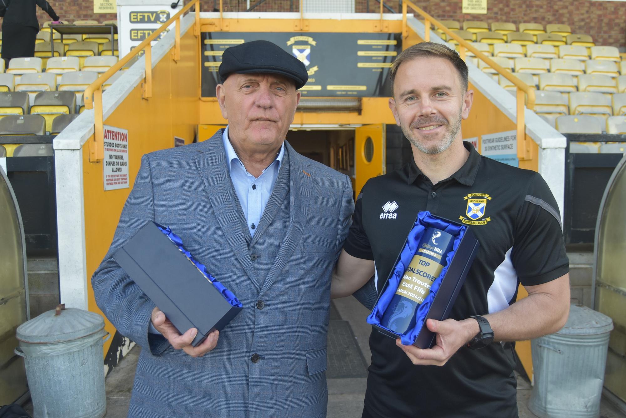 East Fife ace Alan Trouten is SPFL's top marksman and League Two's star man