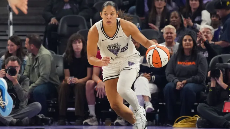 Valkyries' first-ever win paced by Veronica Burton's best WNBA game ever