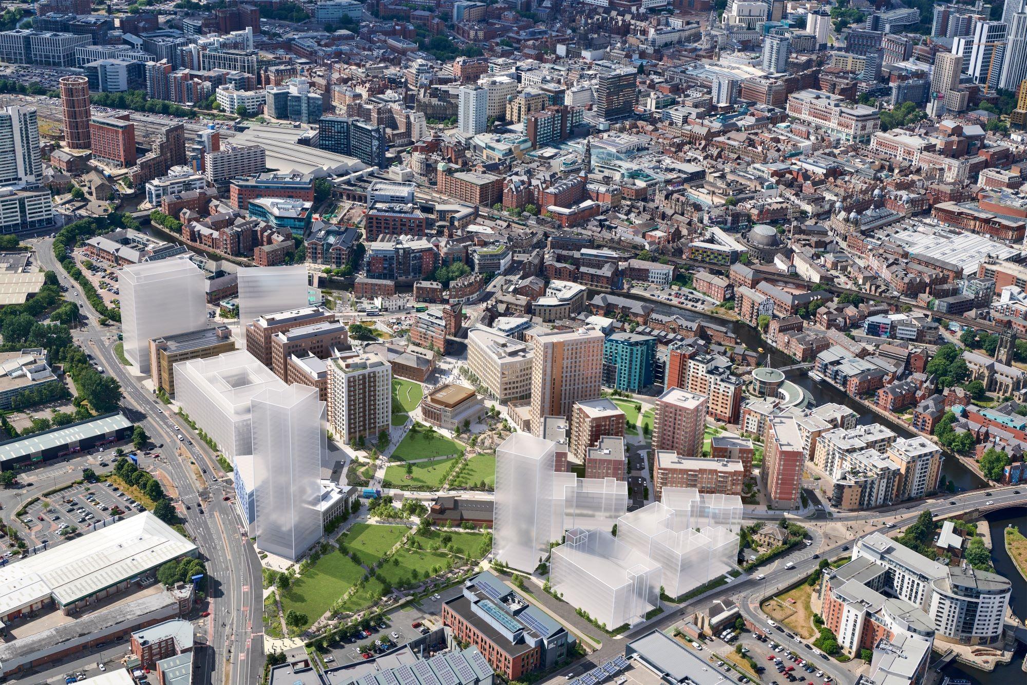 Aire Park: Leeds' South Bank transformed into UK's largest new urban ...