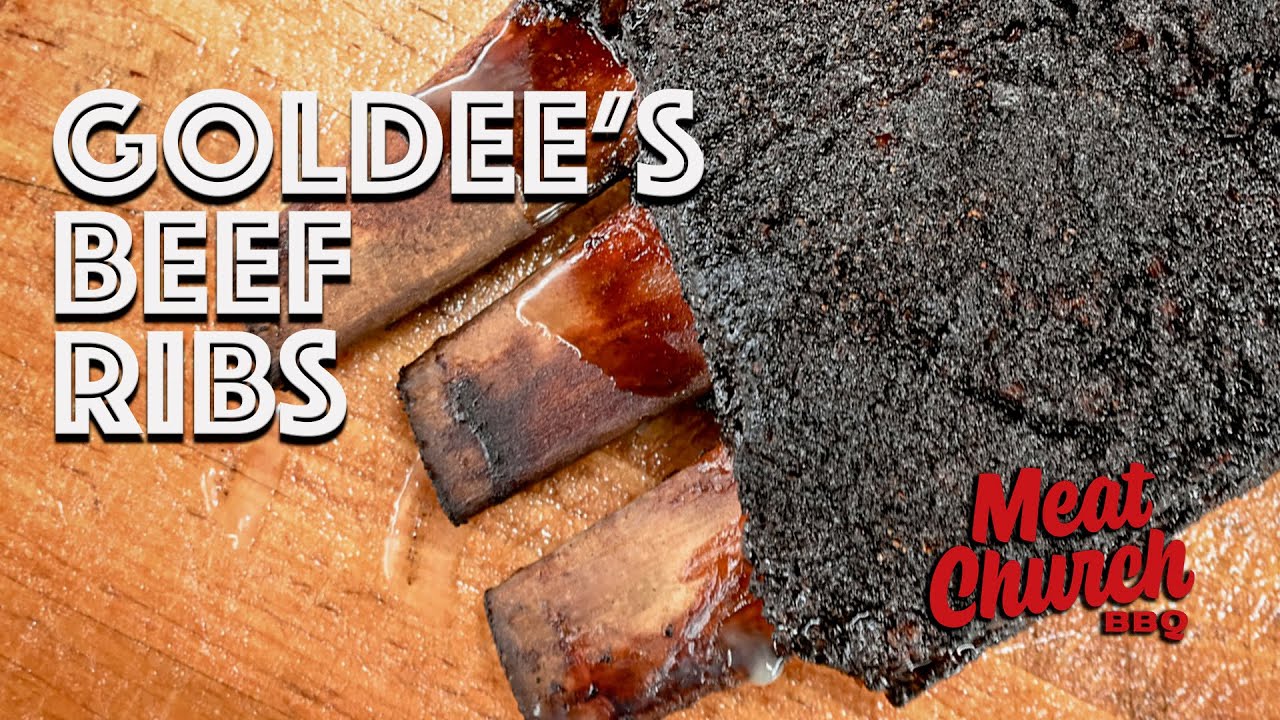 Learn how to smoke massive beef ribs with Goldee Barbecue