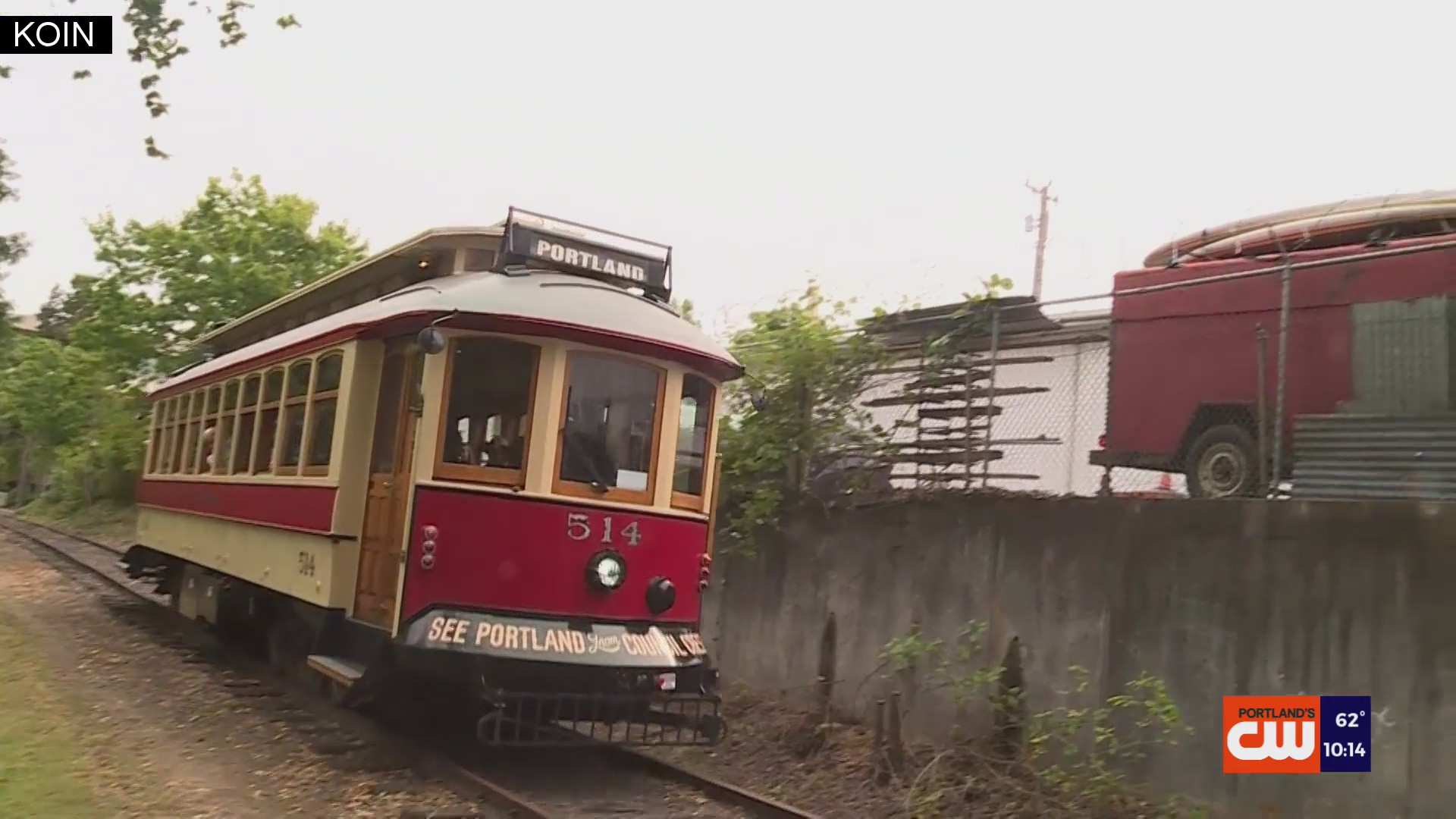 Historic Portland trolley back in operation