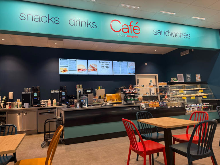 Home Bargains is opening new cafés in UK with 50p food