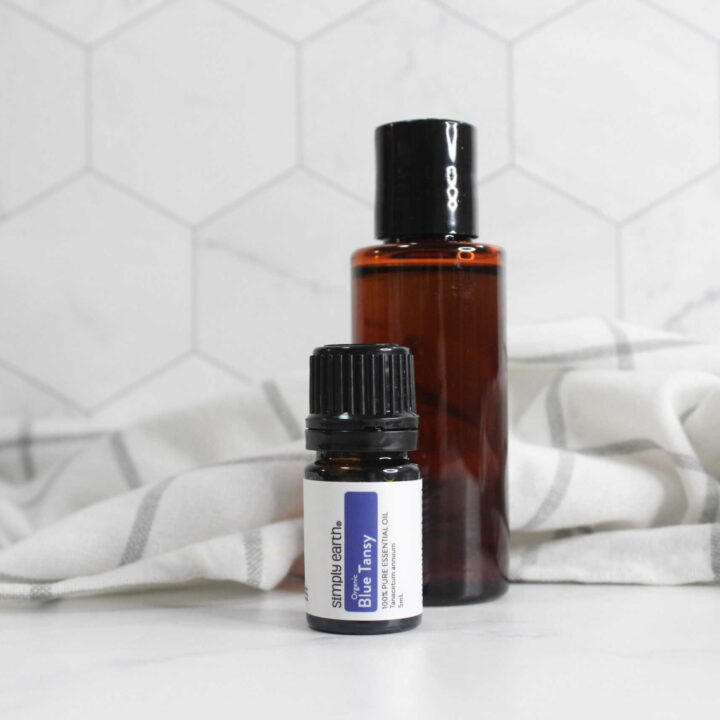 Easy DIY Blue Tansy Body Oil for Glowing Skin