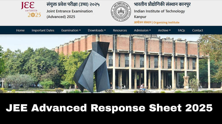 JEE Advanced Response Sheet 2025 To Be Issued Today At jeeadv.ac.in; Answer Keys On May 26