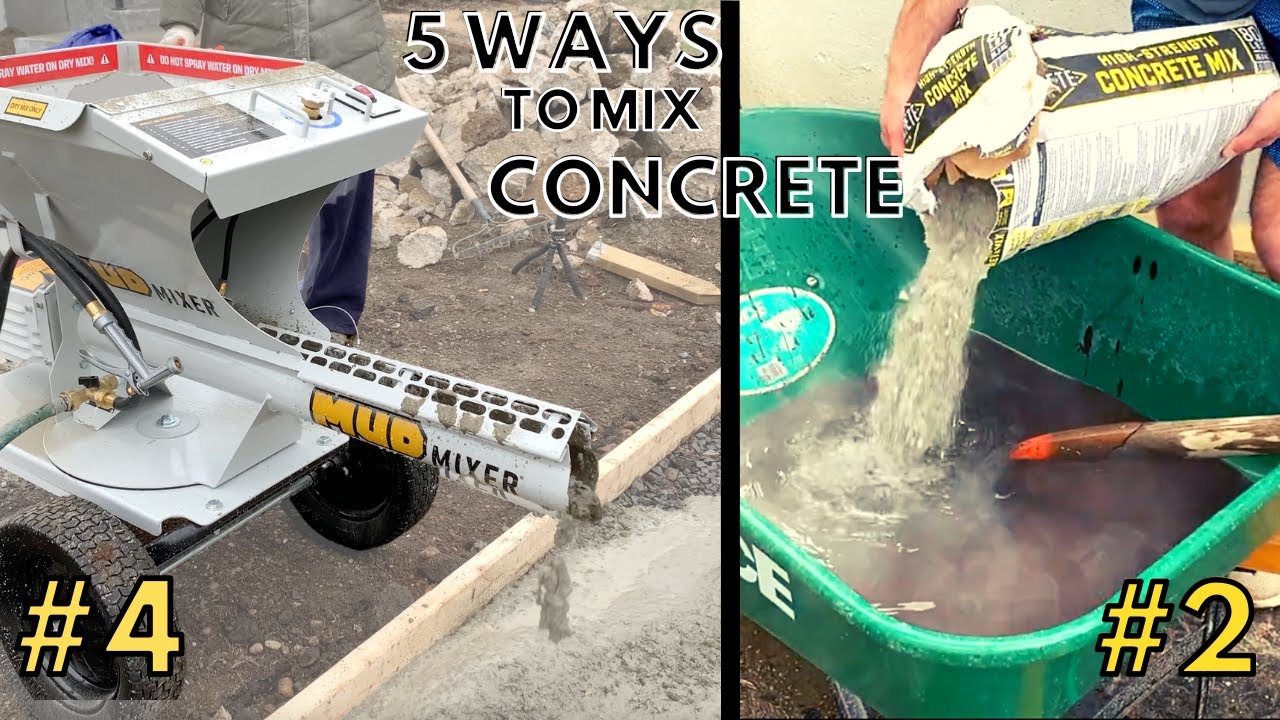 Concrete Mixing Made Easy with 5 Pro Tools