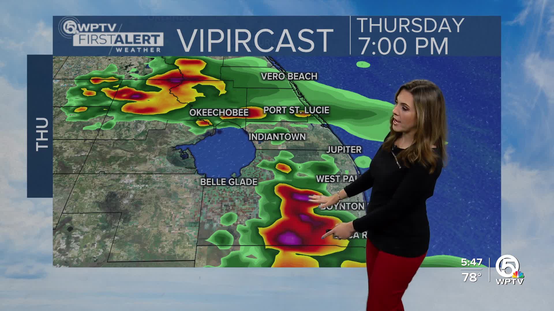 WPTV First Alert Weather forecast, morning of May 22, 2025