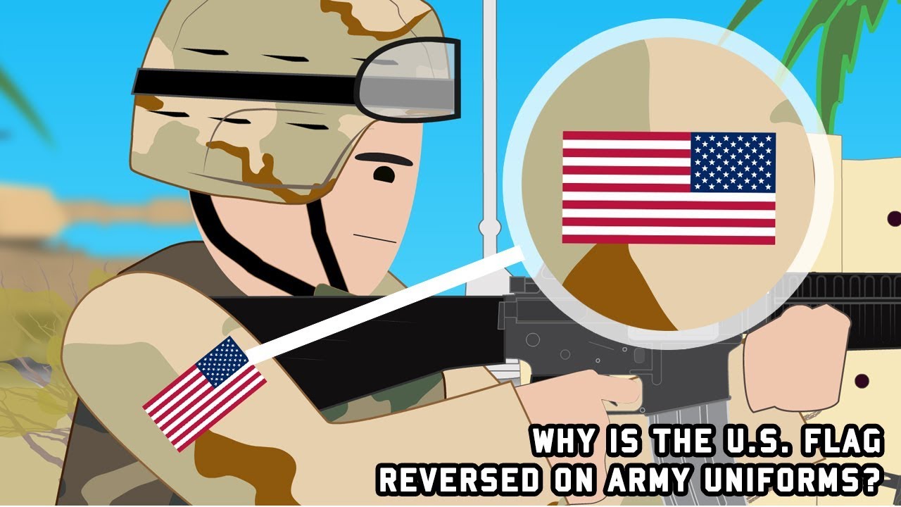 Why the U.S. Flag Looks Backwards on Army Uniforms