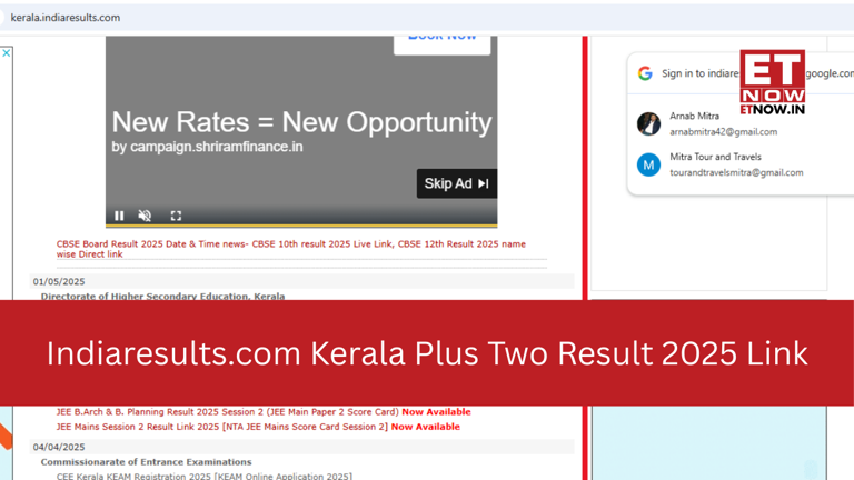 Indiaresults.com Kerala Plus Two Result 2025 At keralaresults.nic.in ...