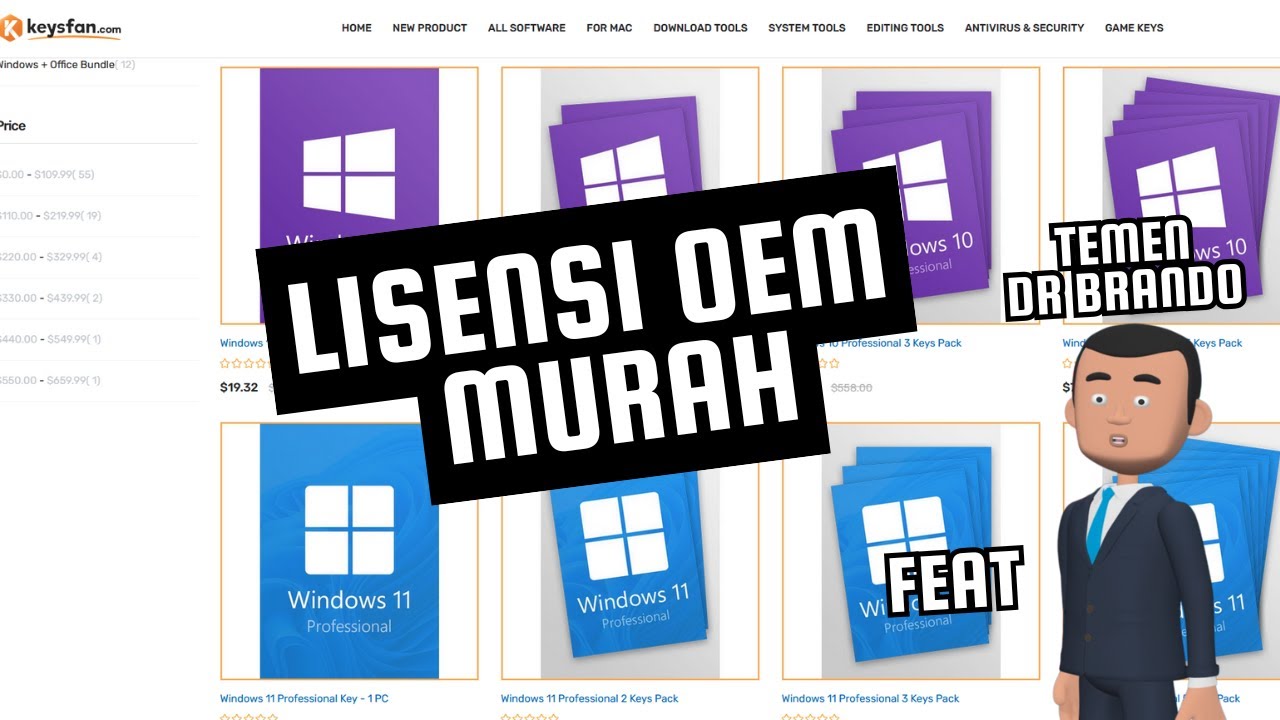 Cari Lisensi Software Murah? | Keysfan