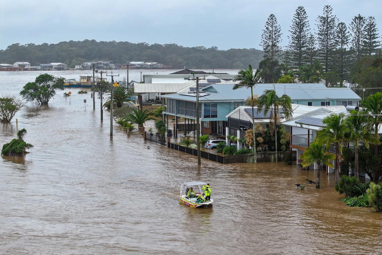 Five killed after torrential rain and flash flooding hits Australia