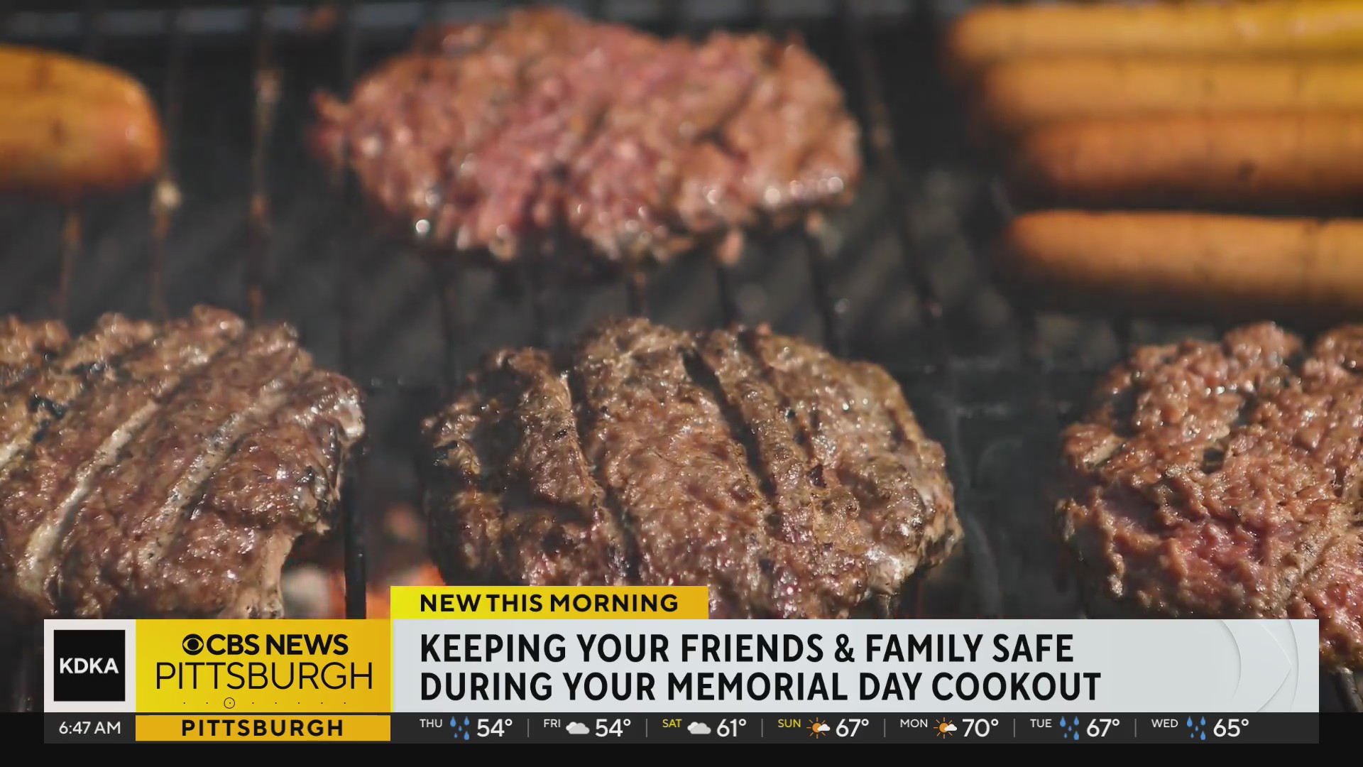 Memorial Day cookout food safety