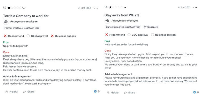 From delivery issues to late pay: What’s really going on at S’pore food ...
