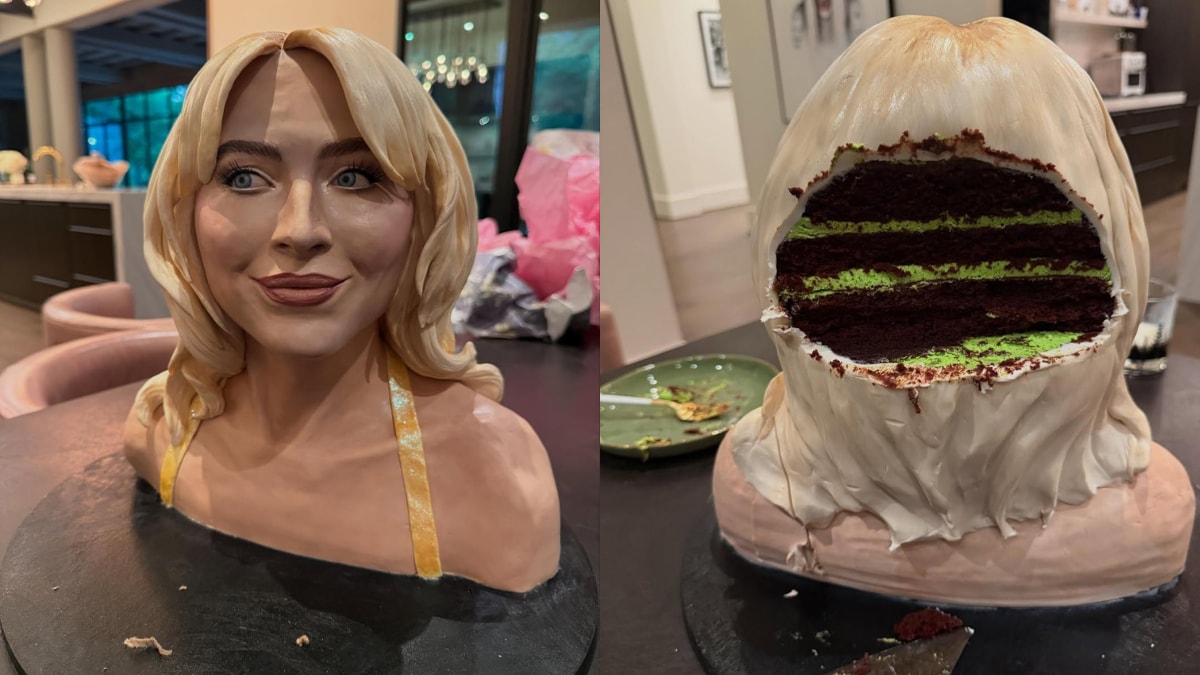 Hyper-Realistic Sabrina Carpenter Cake Goes Viral, Internet Is Unsure ...
