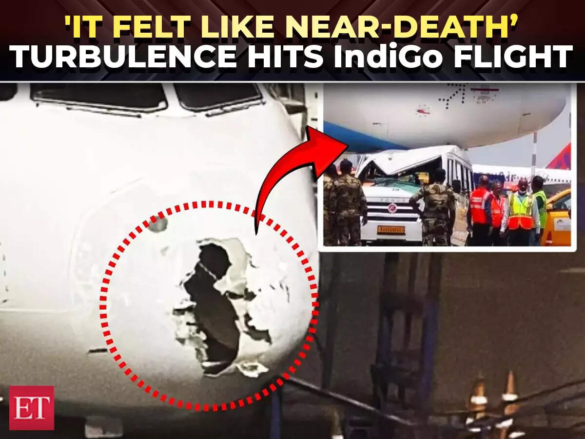 IndiGo Delhi-Srinagar flight hit by turbulence, nose damaged; plane ...