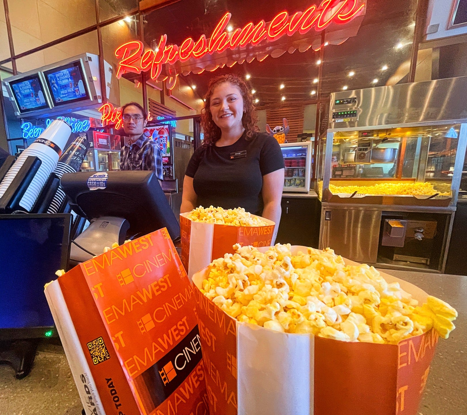 IMAX big screen unveiled at Cinema West Plaza 12 theater in Hesperia