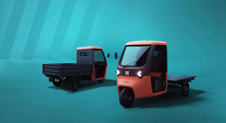 Fiat Tris: el nuevo eléctrico de tres ruedas con el que los profesionales podrán callejear a sus ...
